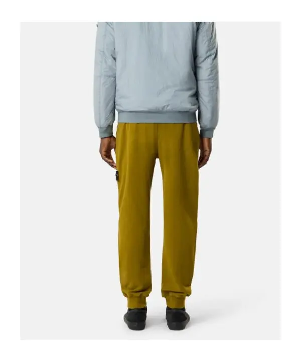 Stone Island Regular-fit Sweatpants With Ribbed Cuffs