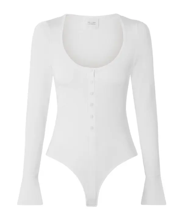 Galvan U-neck Long Sleeve Bodysuit