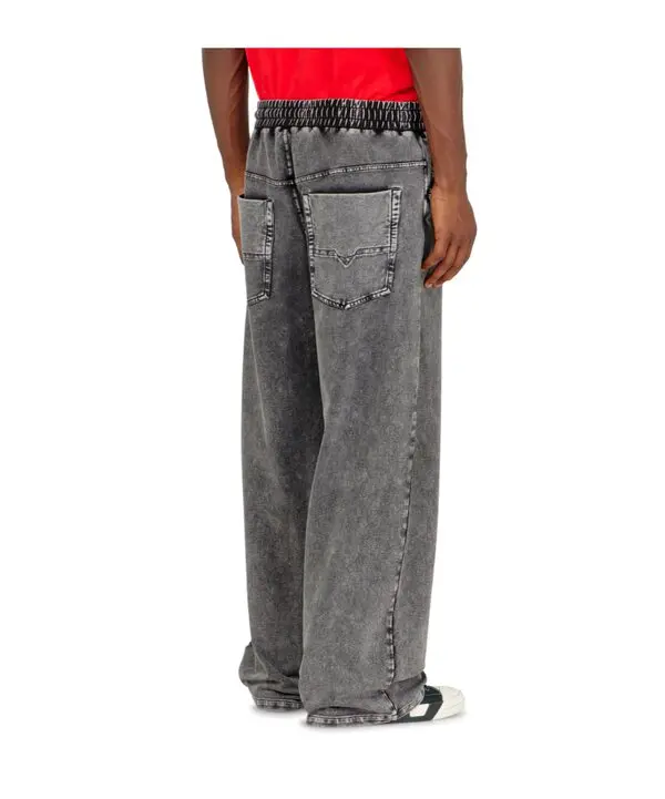 DIESEL® Sweatpants With Denim Effect