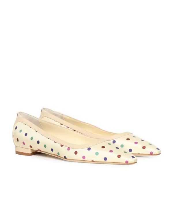 Manolo Blahnik Patterned Flats
