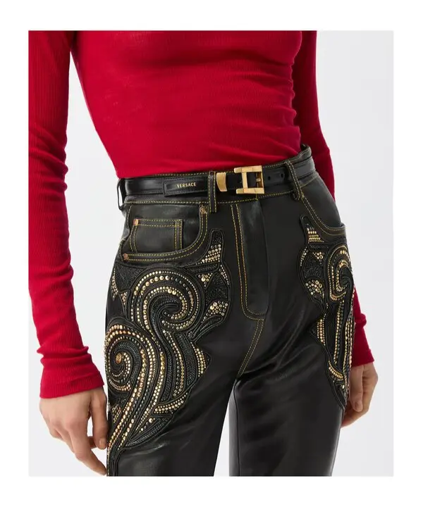 Versace Leather Belt