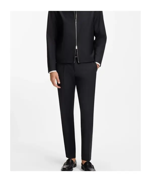 Hugo Boss Slim-fit Stretch Wool Trousers