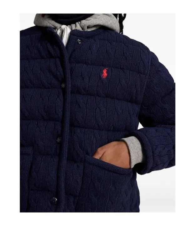 Polo Ralph Lauren Quilted Cable-knit Jacket