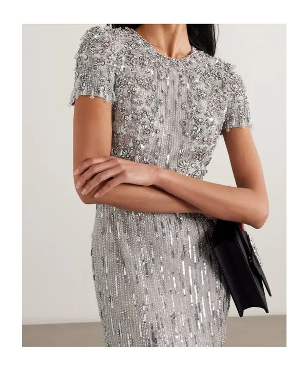 Jenny Packham Eliza Embellished Tulle Gown