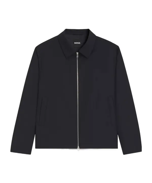 Hugo Boss Zip-up Collared Jacket