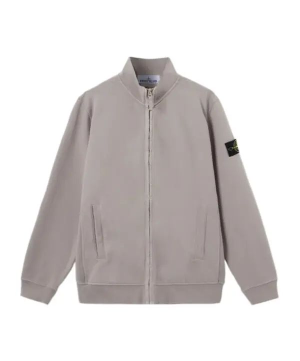 Stone Island Regular-fit Track Jacket With Ribbed Inserts