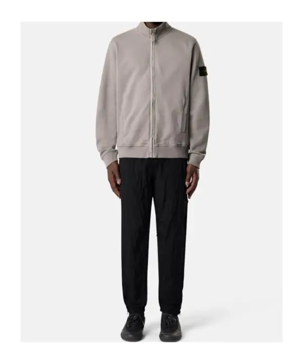 Stone Island Regular-fit Track Jacket With Ribbed Inserts