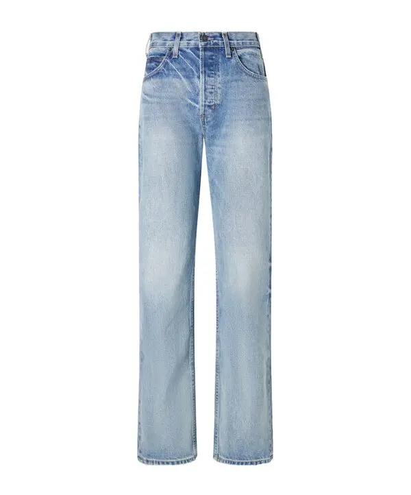 NILI LOTAN High Rise Straight-leg Jeans
