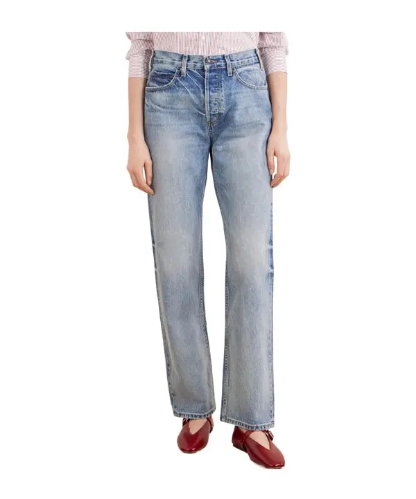 NILI LOTAN High Rise Straight-leg Jeans