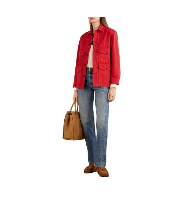 NILI LOTAN Solid Suede Tote