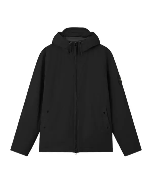 Stone Island Hooded Jacket With Wind- And Water-resistant Membrane