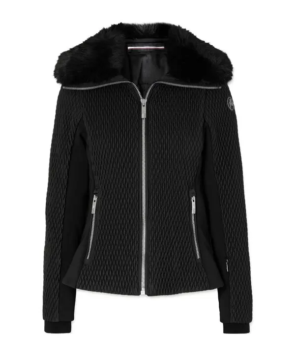 Fusalp Montana Plush-trimmed Paneled Quilted Padded Ski Jacket - No