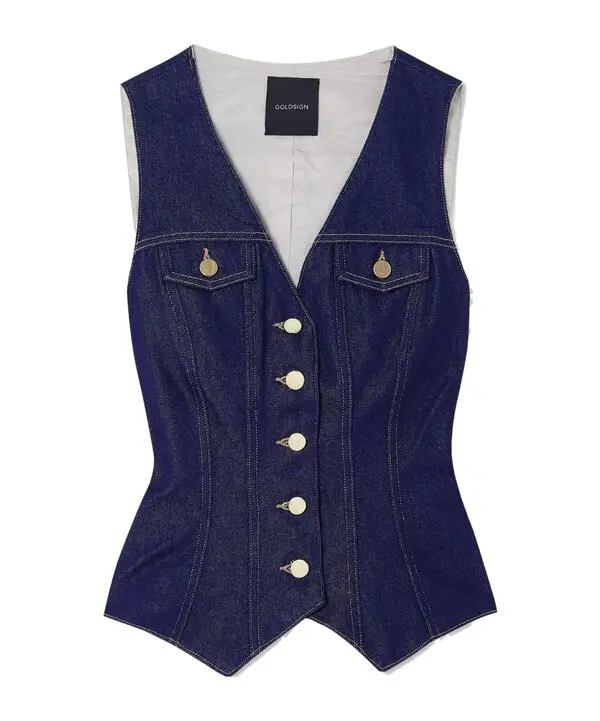 GOLDSIGN Denim Vest