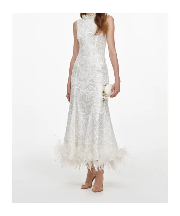 SELF-PORTRAIT Sleeveless Dress