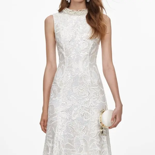 SELF-PORTRAIT Sleeveless Dress