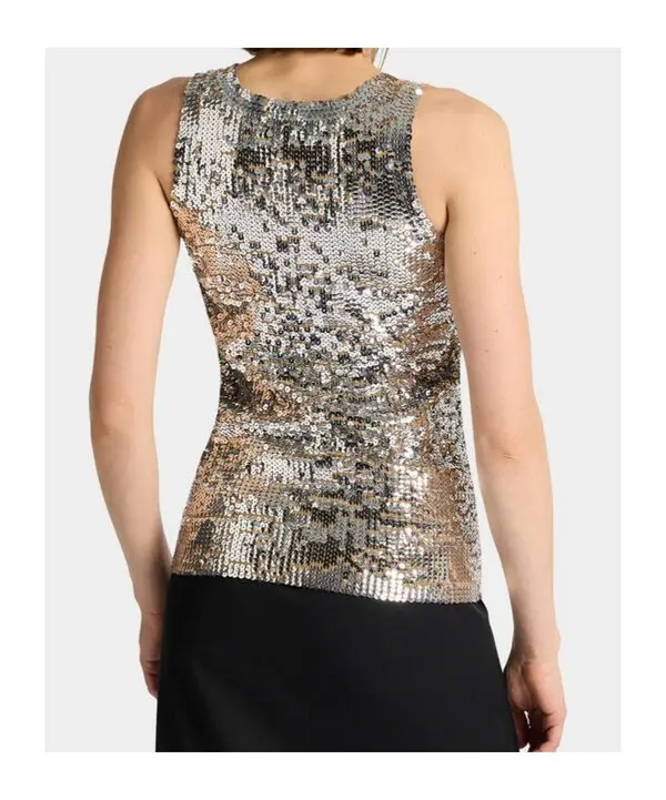 Dsquared2 Chic Night All Over Paillettes Tank Top