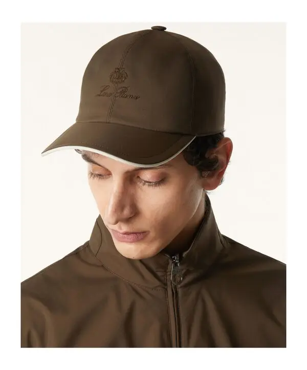 Loro Piana Baseball Cap With Embossed Logo