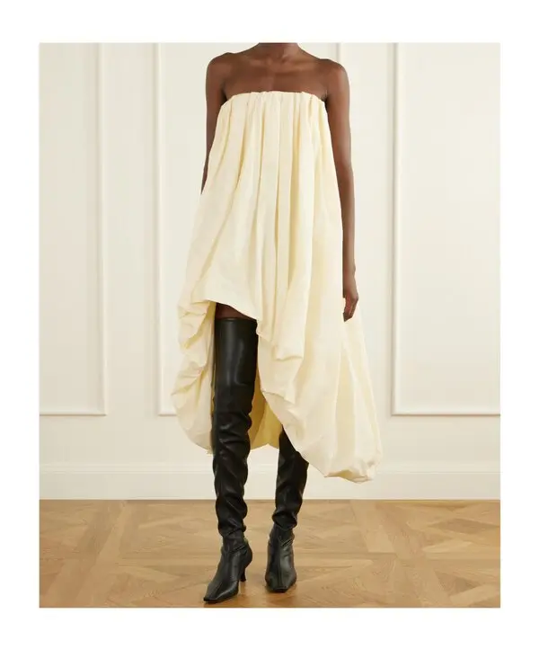 JIL SANDER Off-the-shoulder Bustier Dress
