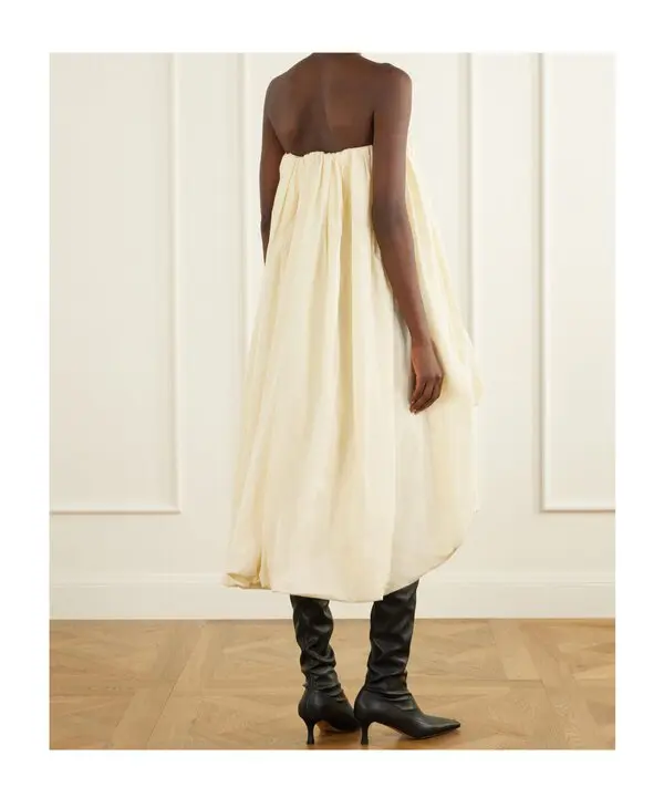 JIL SANDER Off-the-shoulder Bustier Dress