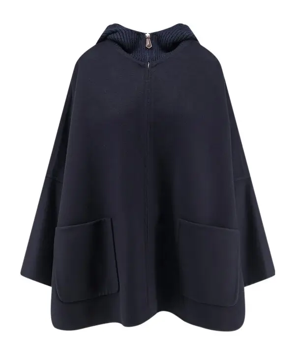 Loro Piana Farrel Hooded Cashmere Cape - No