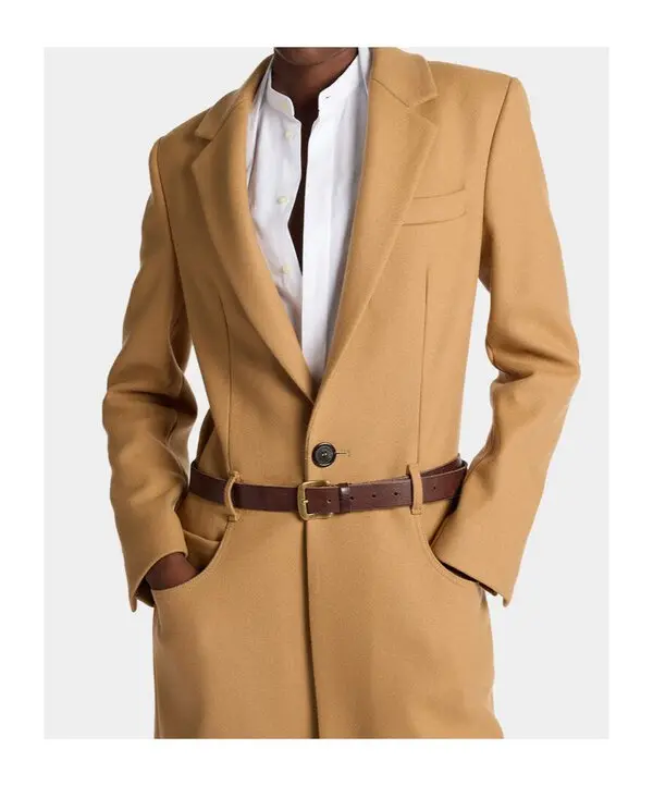 Dsquared2 Long Single-breasted Belted Coat