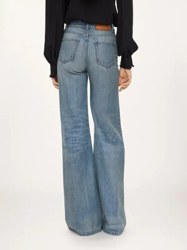 Chloé High-rise Wide-leg Jeans In Denim - Blue