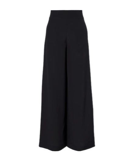 JOSEPH Rihani Silk Crêpe Wide-leg Pants - Black