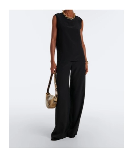 JOSEPH Rihani Silk Crêpe Wide-leg Pants