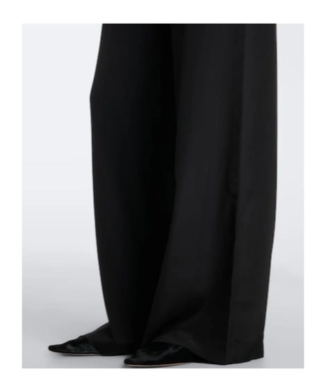 JOSEPH Rihani Silk Crêpe Wide-leg Pants