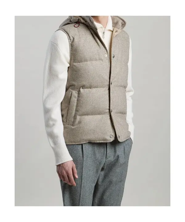 Eleventy Nylon Wool Cashmere Gilet