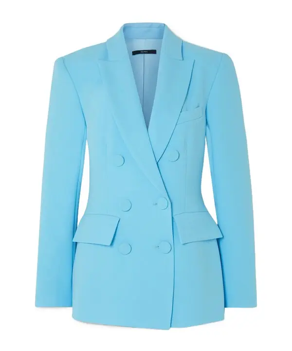 Alex Perry Double-breasted Crepe Blazer