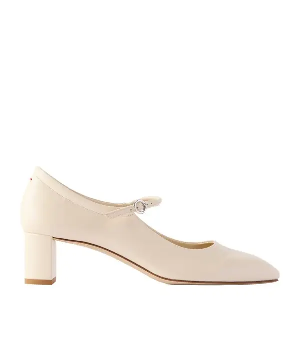 AeydĒ Lina Leather Mary Jane Pumps