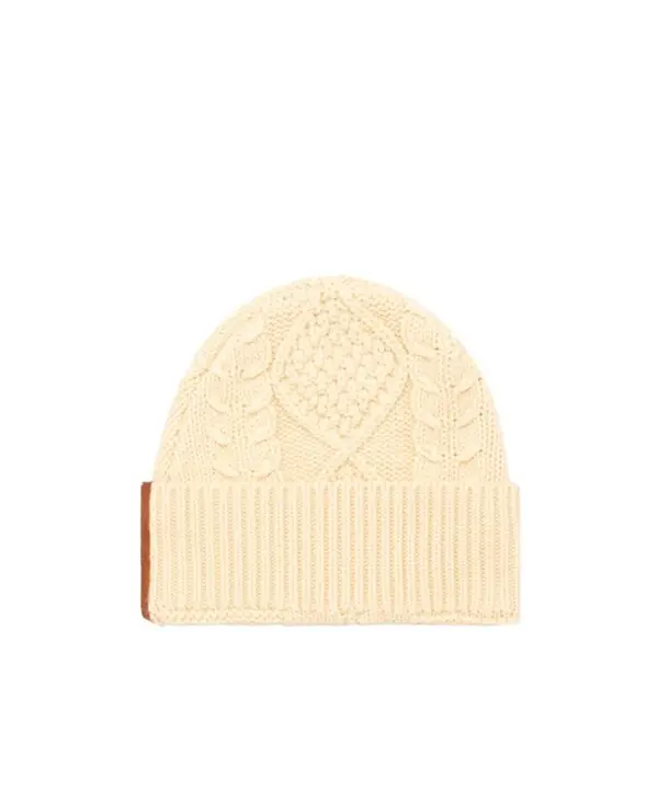 DIESEL® Cable-knit Beanie Hat