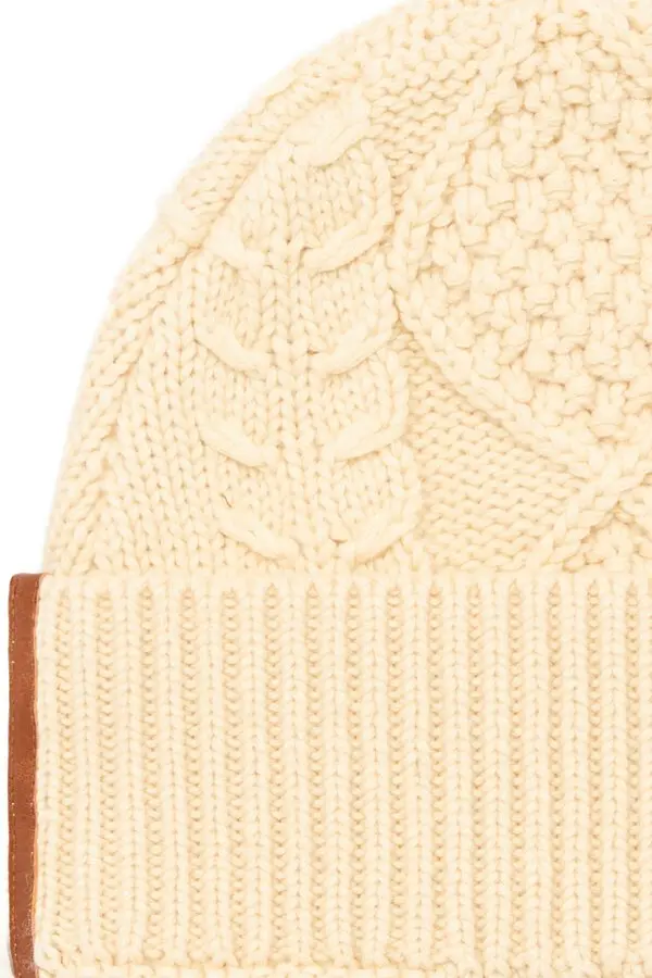 DIESEL® Cable-knit Beanie Hat