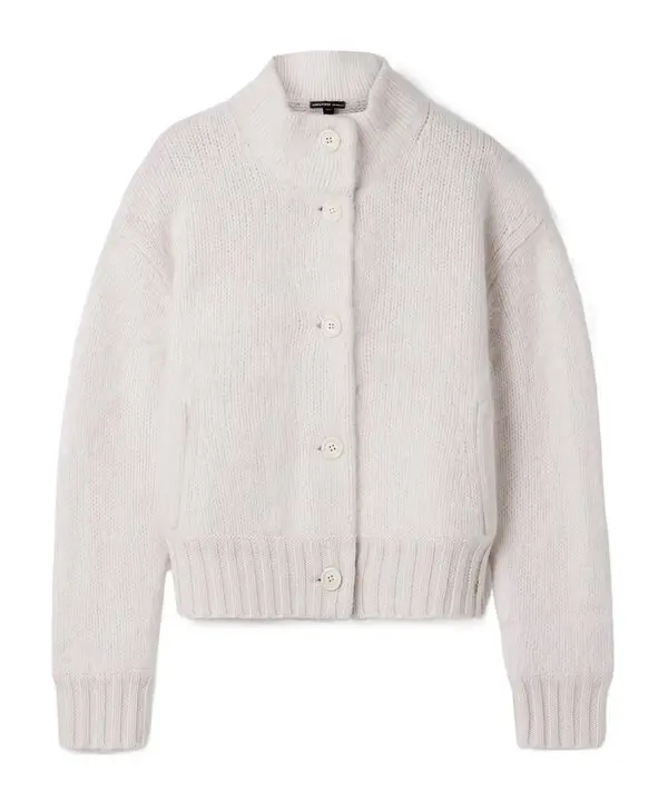 JAMES PERSE Halo Brushed-cashmere Cardigan