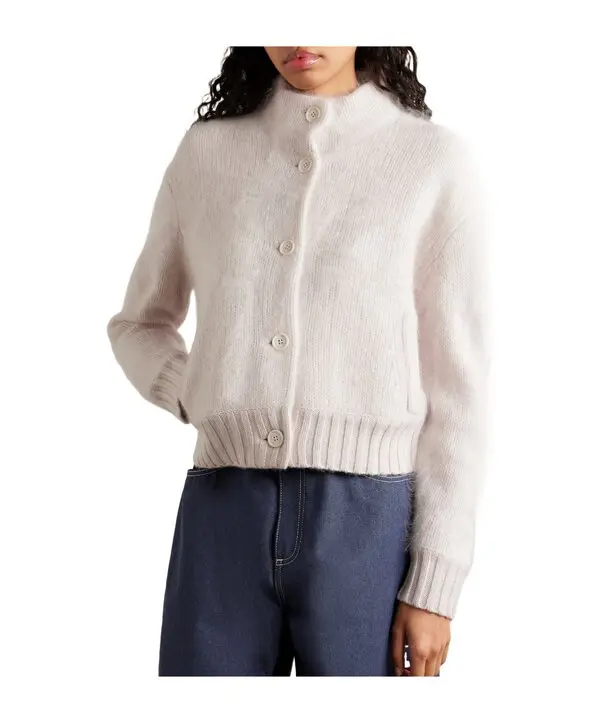 JAMES PERSE Halo Brushed-cashmere Cardigan