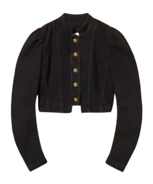TWINSET Single-breasted Denim Jacket