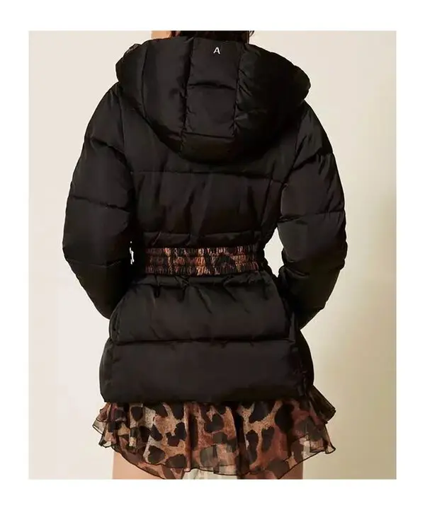 TWINSET Puffer Jacket With Reversible Belt