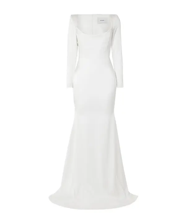 Alex Perry Satin Crepe Gown