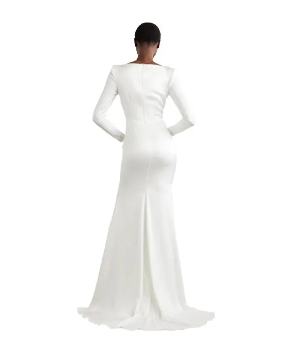 Alex Perry Satin Crepe Gown