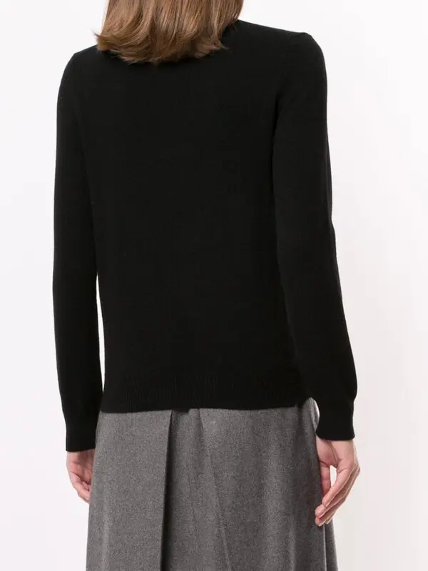 Play Comme Des Garcon Logo-embroidered Cardigan