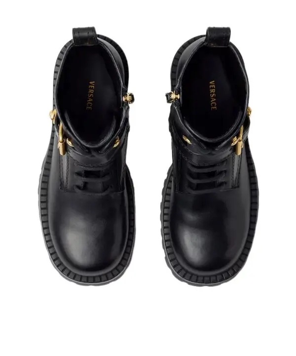 Versace Roxy Leather Boots 35 Mm