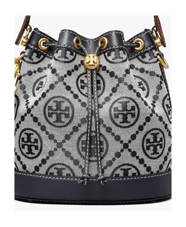 Tory Burch T Monogram Jacquard Bucket Bag