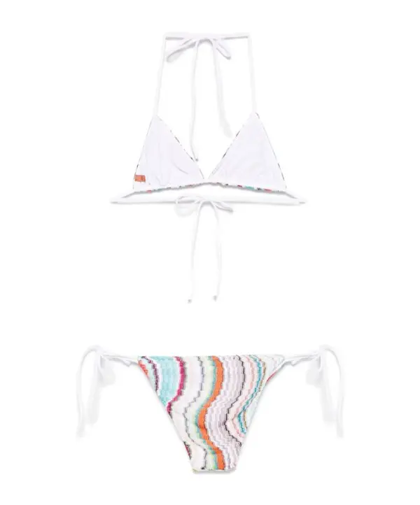 Missoni Lamé Wave Triangle Bikini