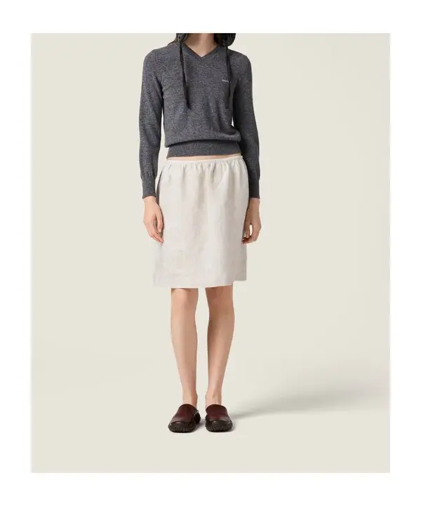 Miu Miu V-neck Wool Cardigan