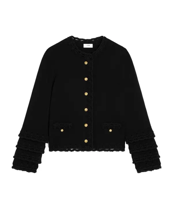 Celine Cardigan In Fine Wool
