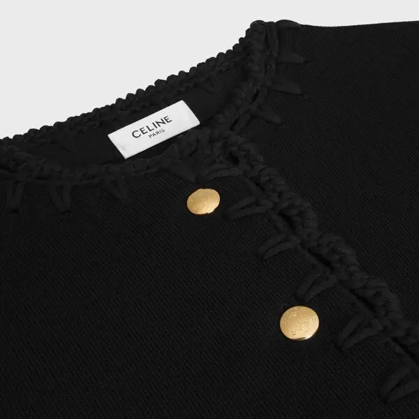 Celine Cardigan In Fine Wool
