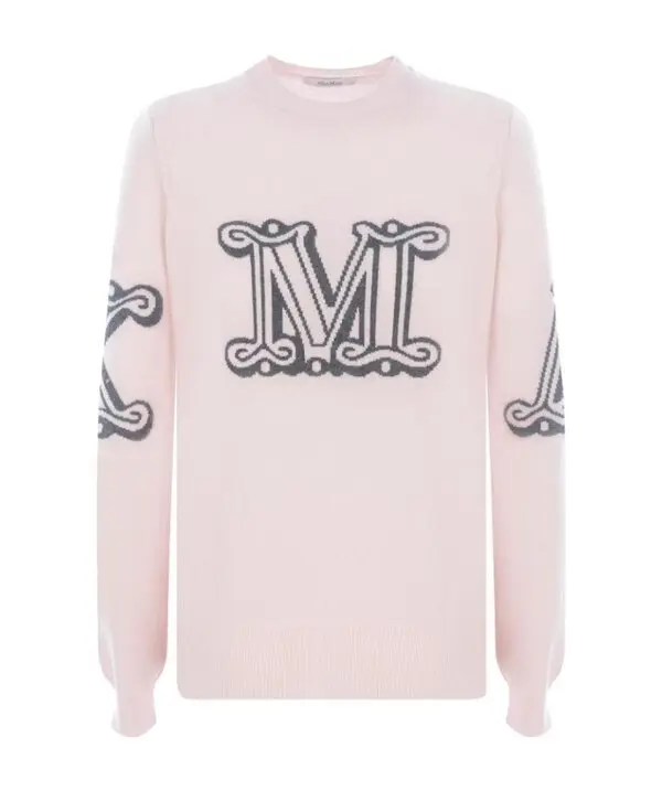 Max Mara Cashmere Logo Pullover