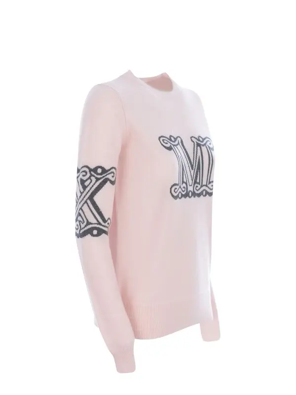 Max Mara Cashmere Logo Pullover