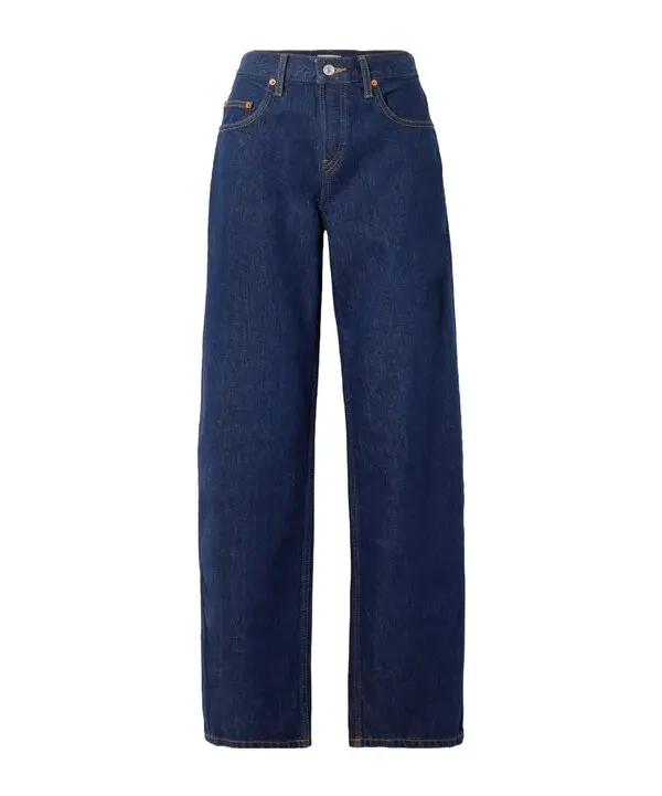 RE/DONE High-rise Tapered Jeans